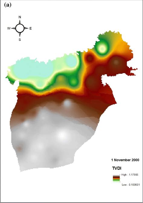 A Spatial And Temporal Variation Of The Temperature Vegetation Dryness