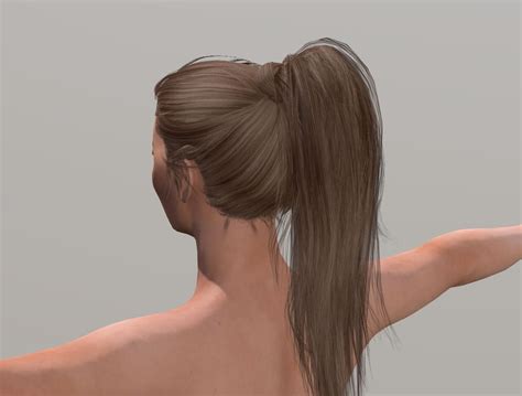 Naked Woman Rigged Game Character 3d Model 10 Blend C4d Fbx Obj