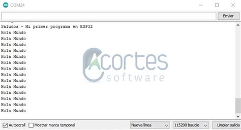 Esp32 Hola Mundo Acortes Software
