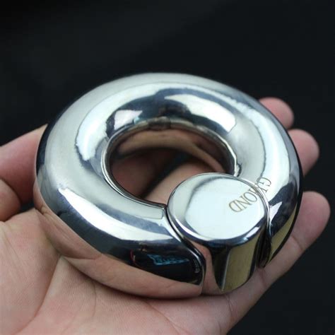 Scrotal Loading Ring Stainless Steel Cock Ring Testicle Ring Penis
