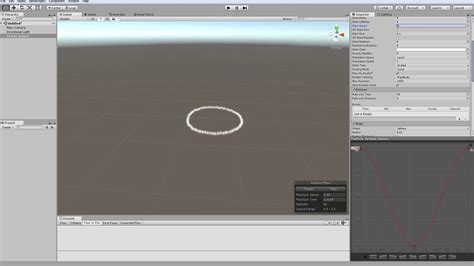 unity3d 2017 how to make particles move in circle youtube