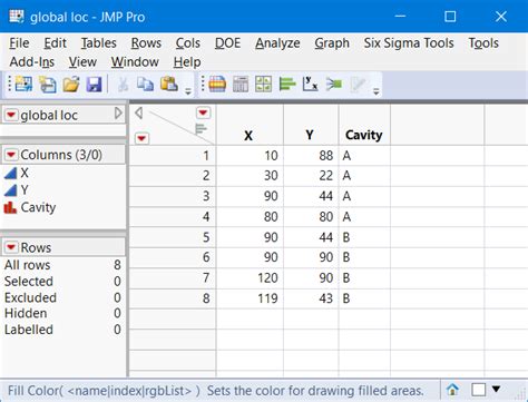 solved jsl graph box marker select jmp user community