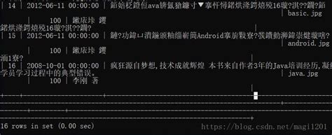 mysql命令行执行文件乱码解决 csdn博客