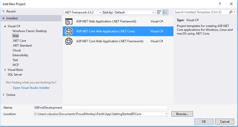 entity framework core 3 1 database first