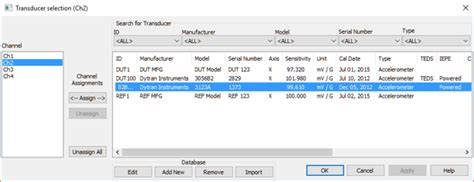 Configuring Sensors In Vibrationview Vibration Control Software Vru