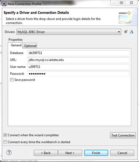 java why can i connect to mysql with winsql but not in a