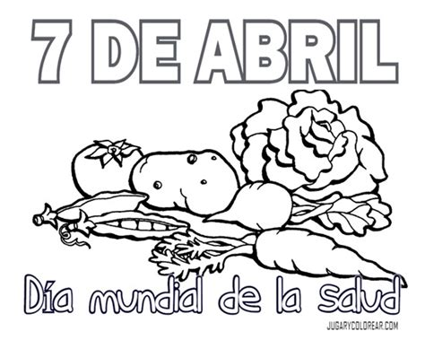 Dibujos Para Pintar Del Día Mundial De La Salud Descargar El 7 De