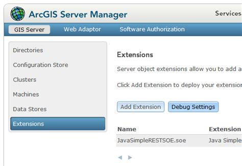 walkthrough debugging soes—arcobjects 10 4 help for java arcgis for