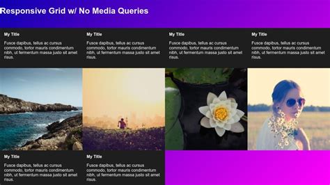 responsive grid w no media queries