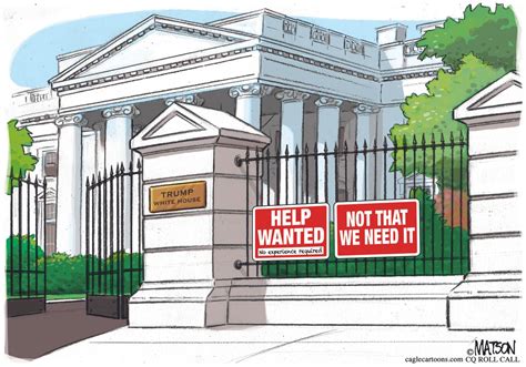Political Cartoon U S Trump White House Revolving Door The Week