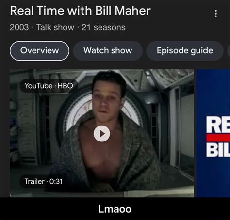 Real Time With Bill Maher 2003 Talk Show 21 Seasons Overview Watch Show
