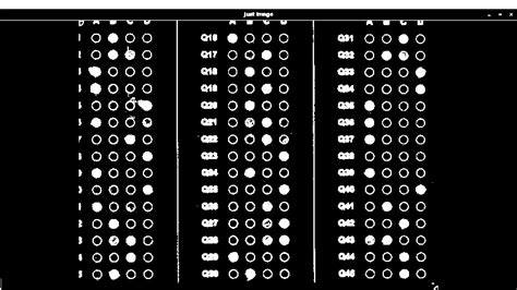 python highlight all possible circles bubble sheet