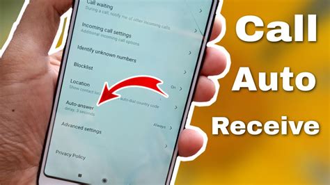 how to enable and disable auto call answer in android mobile youtube