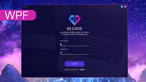 github rjcodeadvance modernloginui wpf modern and flat login form