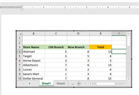 how to embed excel into word document excel mine