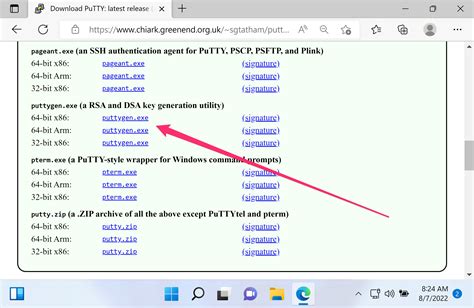 how to generate ssh key pair on windows