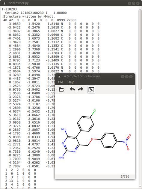 sdbrowser molblockview cheminformania