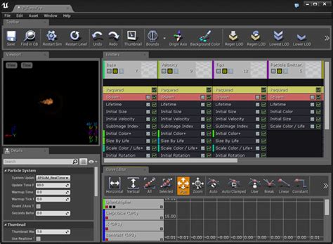 particle effects unreal engine documentation