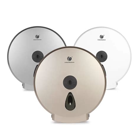 Chuangdian Wall Mounted Bathroom Tissue Dispenser Round Paper Towel