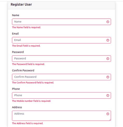 form validation example in codeigniter 4 for beginners