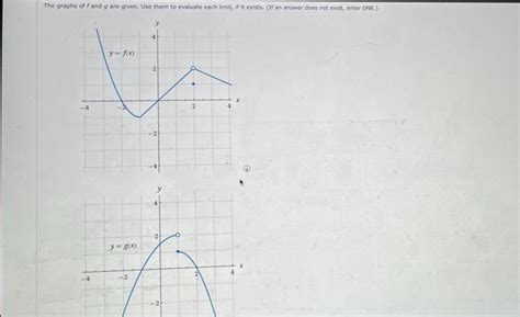 [solved] The Graphs Of F And G Are Given Use Them T