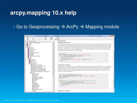 ppt python map automation introduction to arcpy mapping powerpoint
