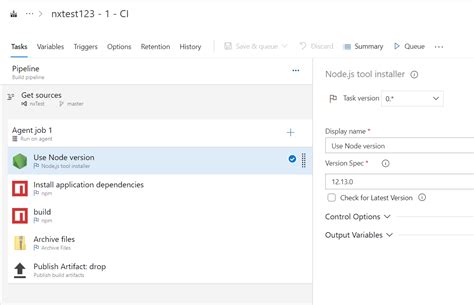 node js how can i build and deploy a app nestjs as azure web app