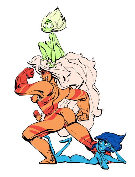 Post 1567305 Jasper Lapis Lazuli Peridot Sniggy Steven Universe