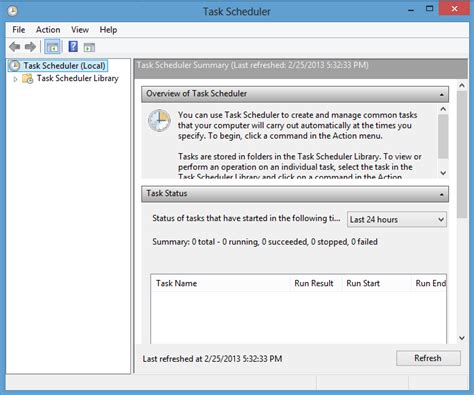 windows 8 task schedule endmemo