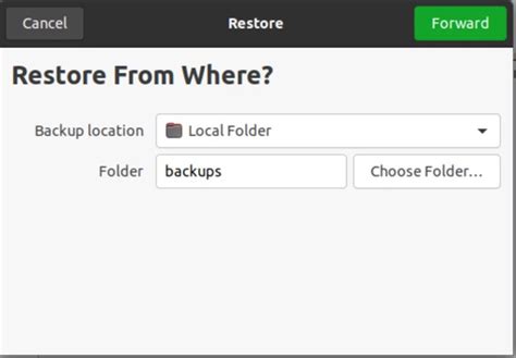 tutorial how to use linux deja dup to back up and restore files