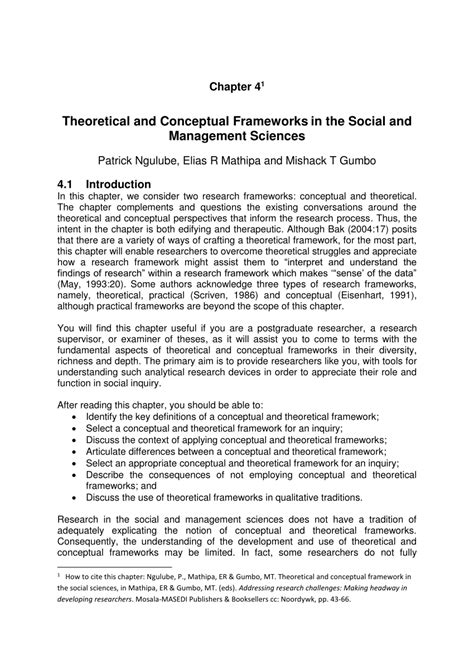 Theoretical Framework Sample Research Paper