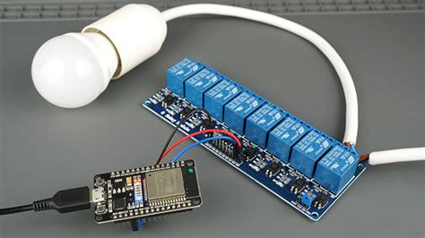 micropython relay module with esp32 esp8266 guide web