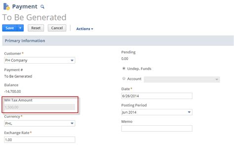 netsuite applications suite customizing tax fields on transaction forms