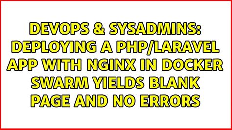 laravel and vuejs — deploying a php laravel app with nginx in docker