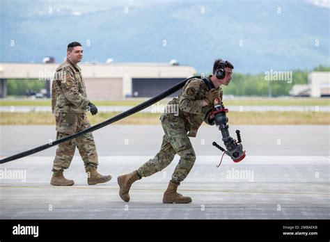 U S Air Force Airman 1st Class Garrett Zinn A 673d Logistics