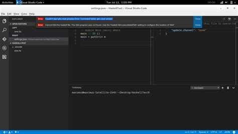 ubuntu 14 04 vscode editor got errors while using