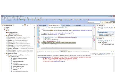 java jdbc insert statement example