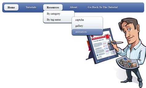 another pure css3 multi level drop down menu v3 for blogger