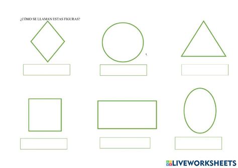 Las Figuras Geométricas Exercise For Inicial Live Worksheets