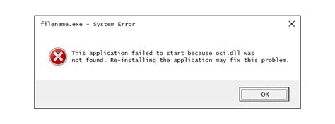 how to fix oci dll is missing or not found errors