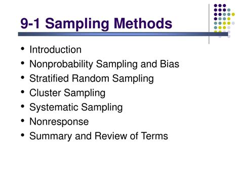 Sampling Methods
