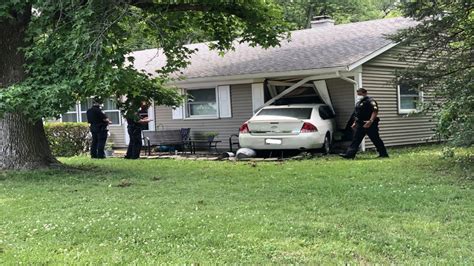 Crews Respond After Car Crashes Into House