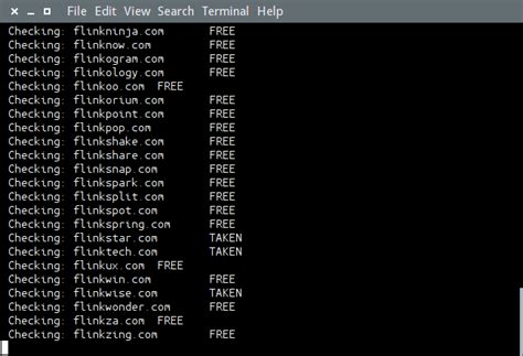 we found our domain name using python
