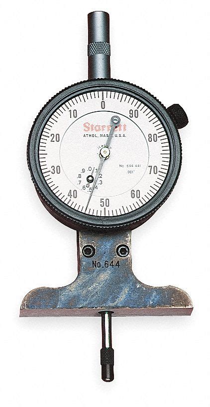 starrett dial depth gauge depth gauge type dial depth gage range 0 in