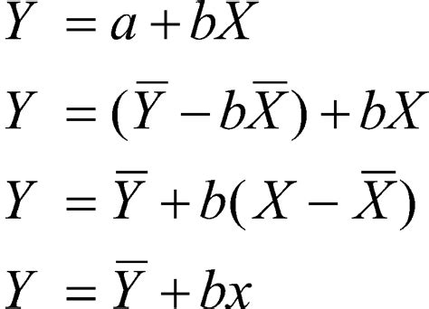 Regression Equation Formula Tessshebaylo