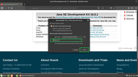 how to install java on the command line in linux systran box