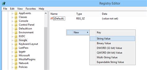 understanding windows registry creating keys and values