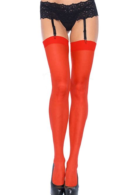 Leg Avenue Plus Size Sheer Stockings 1001q Uk Tights