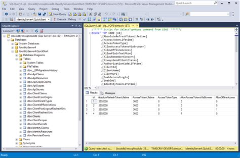 using entityframework core for configuration and operational data