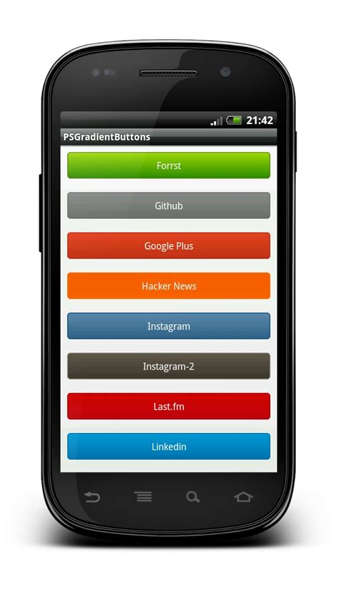 psgradientbuttons sample code and directory of libraries
